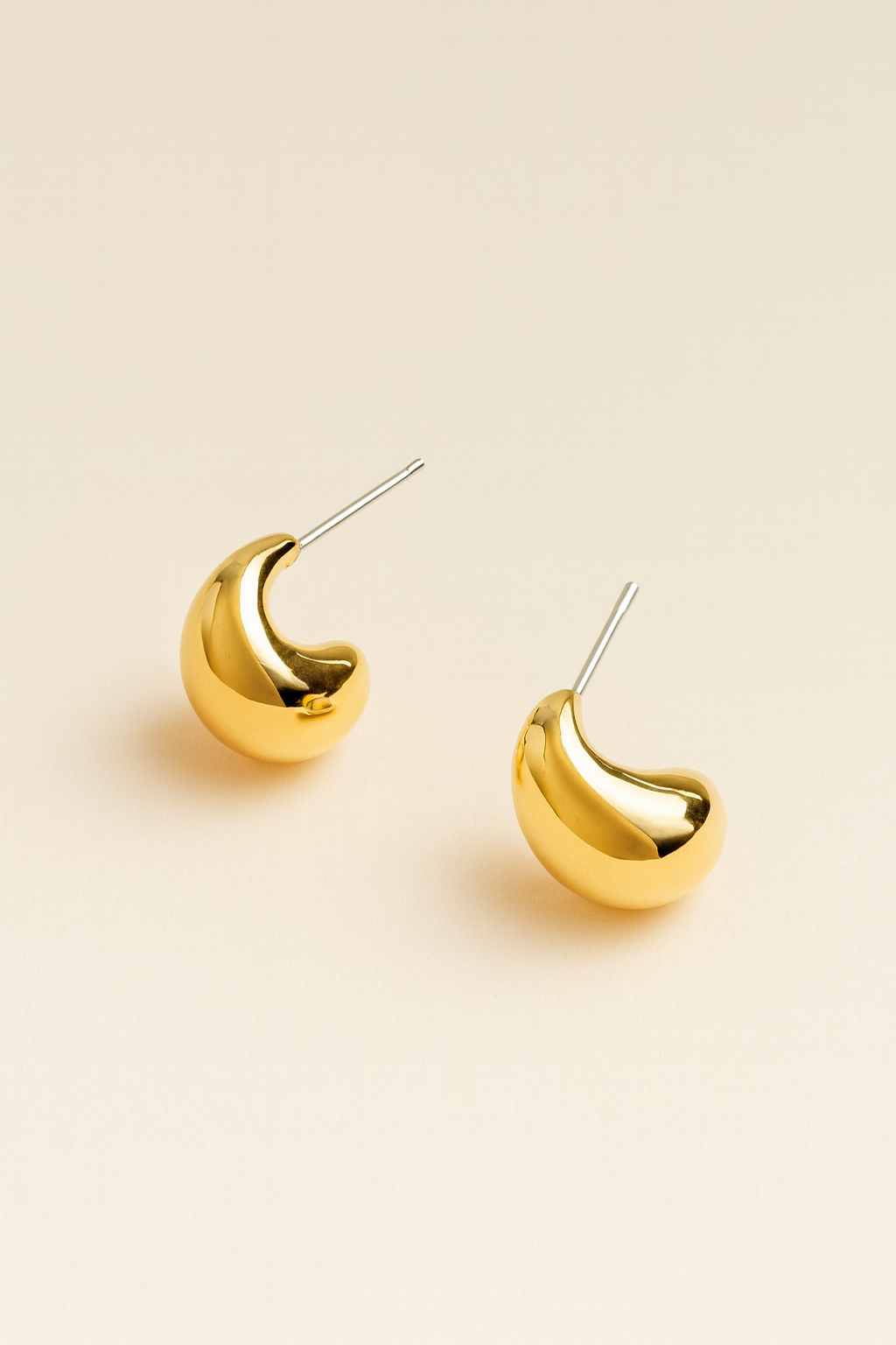 Karina Gold Earrings – Plain.J
