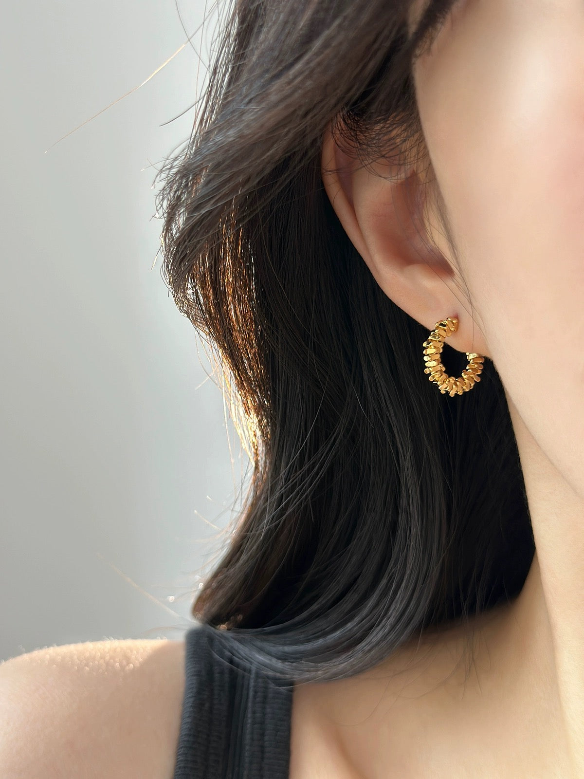 Amy Half Hoops – Plain.J