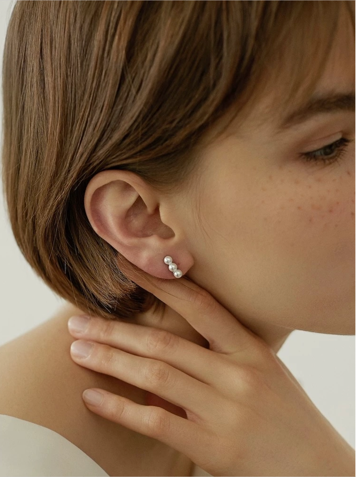 Ashley Pearl Earrings – Plain.J